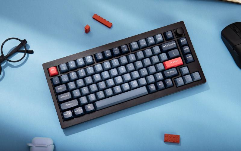 Keychron V1 Knob Hot-Swappable Blue Switch US (V1-C2) vásárlás, olcsó ...