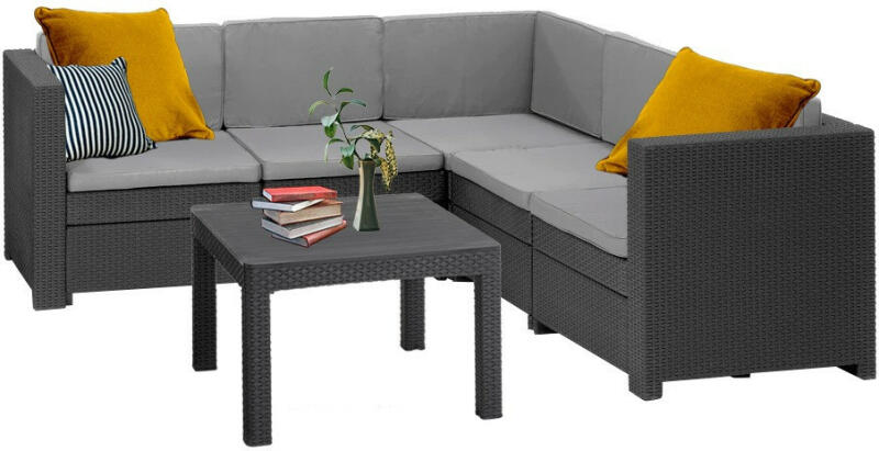 Vásárlás: Keter Provence Set Orlando asztallal grafit színben 250345_244414 Kerti bútor ...