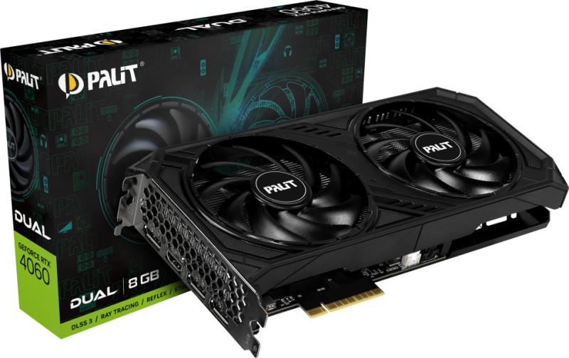 Palit GeForce RTX 4060 Dual 8GB (NE64060019P1-1070D) Placa video ...