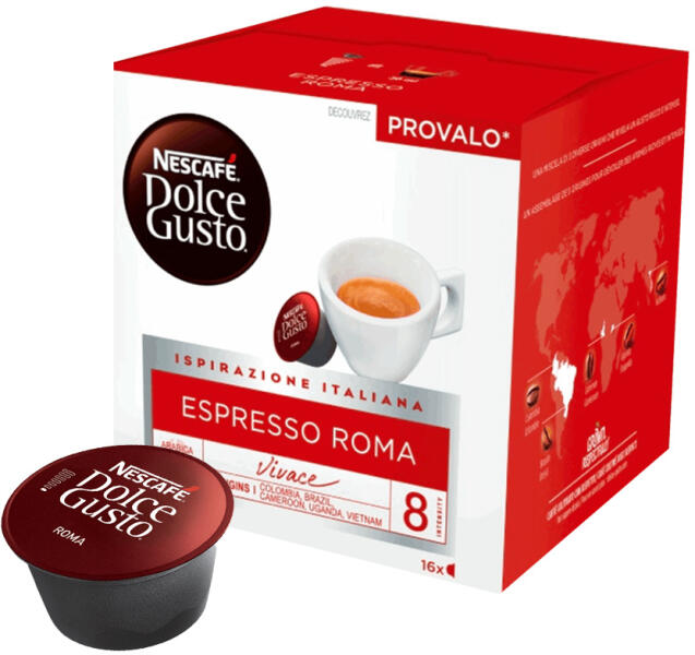 NESCAFÉ Dolce Gusto Espresso Roma (16) (Poduri cafea, capsule de cafea ...