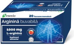 BENESIO L-Arginina, 20 flacoane monodoza, Benesio (Suplimente nutritive ...