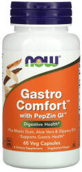 NOW Gastro Comfort with PepZin GI, Now Foods, 60 capsule (Suplimente ...