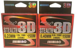 Wind Blade Fir Monofilament Saimino Stealth 3d Fluoro carbon 150m, 0 ...