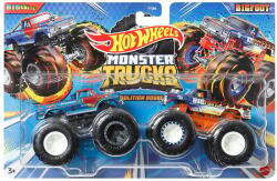 Mattel Set 2 masini Monster Truck, Hot Wheels, Demolition Doubles, Bigbite Vs Bigfoot, HWN62 ...