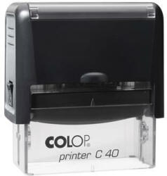 Vásárlás: COLOP Bélyegző, COLOP Printer C 40, fekete cserepárnával ...