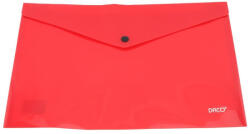 Daco Mapa plastic plic cu capsa A5 DACO mp125r, Rosu (MP125R) (Dosar ...