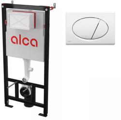 Alcadrain Set rezervor wc incastrat AM101 1120 cu clapeta de actionare ...