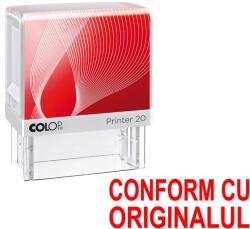 Colop Stampila "Conform cu Originalul", tus rosu, COLOP Printer 20 (TO00502) (Ştampile) - Preturi
