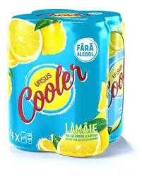 Ursus Bere blonda fara alcool cu aroma de lamaie Ursus Cooler, 4x 0.5 l ...