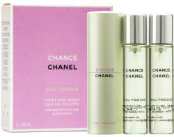CHANEL Chance Eau Fraiche Twist & Spray (Refills) EDT 3x20 ml parfüm ...