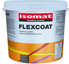 Isomat FLEXCOAT - vopsea hidroizolanta, elastica, pentru beton, caramida, anticoroziva (Culoare ...