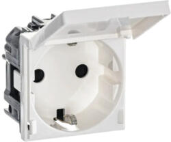 ABB Priză simplă cu împământare ABB Zenit, 2 module, capac de protecție ...