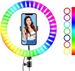 Vásárlás: JMARY MJ30 RGB LED Ringlight + Állvány - Fehér (JMR-MJ30RGB ...