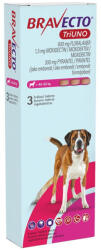 MSD BRAVECTO TRIUNO antiparazitar intern si extern pentru caini 600mg ...