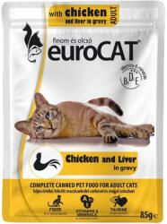Vásárlás: Eurocat Chicken & liver pouch 85 g Macskaeledel árak ...