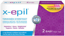 Vásárlás: X-Epil X-Epil terhességi gyorsteszt csikok 2 db Diagnosztikai ...