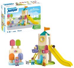 Playmobil Junior - Turn de aventura cu stand de inghetata (PM71703 ...
