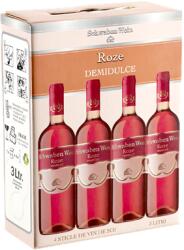 Cramele Recas Vin Rose Demidulce, Bag-in-Box, 3L , Cramele Recas ...