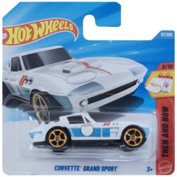 Mattel Hot Wheels: Corvette Grand Sport alb, mașinuță vintage 1/64 ...