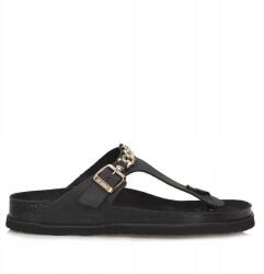 Vásárlás: Dr. Brinkmann női flip-flop papucs 700692-01 fekete bőr flip ...
