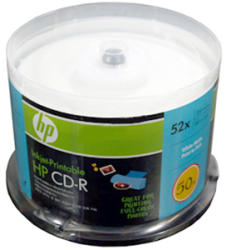 HP CD-R 700MB 52x - шпиндел 50бр. Printable Празни дискове CD, DVD Цени ...