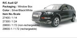 Vásárlás: Rastar AUDI Q7 1:24 Távirányítós játék, RC jármű árak ...