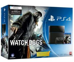 Sony PlayStation 4 Jet Black 500GB (PS4 500GB) + Watch Dogs Preturi ...