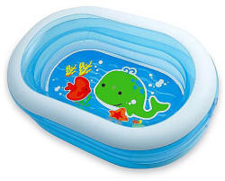 Vásárlás: Intex Gumimedence, többféle mintával 163x107x46cm (BBC-57482NP) Medence árak ...