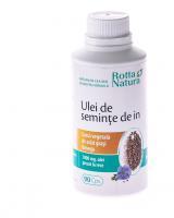Rotta Natura Ulei din seminte de in 1000mg 90cps ROTTA NATURA ...