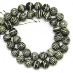 Jasp Zebra Verde Rotund 15 mm Margele Pietre Semipretioase (Perle ...