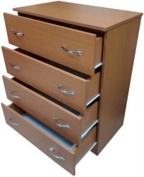 Ramely Comoda 4 sertare Cires, 80x48x105 cm (Comoda) - Preturi