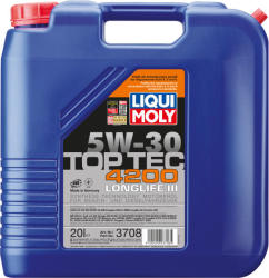LIQUI MOLY Top Tec 4200 5W-30 (20L) Моторни масла, най-евтина оферта от ...