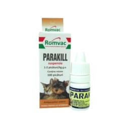 Romvac Parakill 5 ml, 100 picaturi, antiparazitare externa pentru caini ...