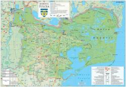 Harta județului Tulcea (Harta de perete) - Preturi