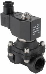 ELV ELV55 1/2" 24V DC 0-8bar Магнет вентил нормално затворен пластмасов (ELV55002/24DC ...