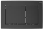 Tece Flushing Clapeta De Actionare Dubla Pentru Wc Tece Base, Din Plastic, Negru-mat (9240723 ...